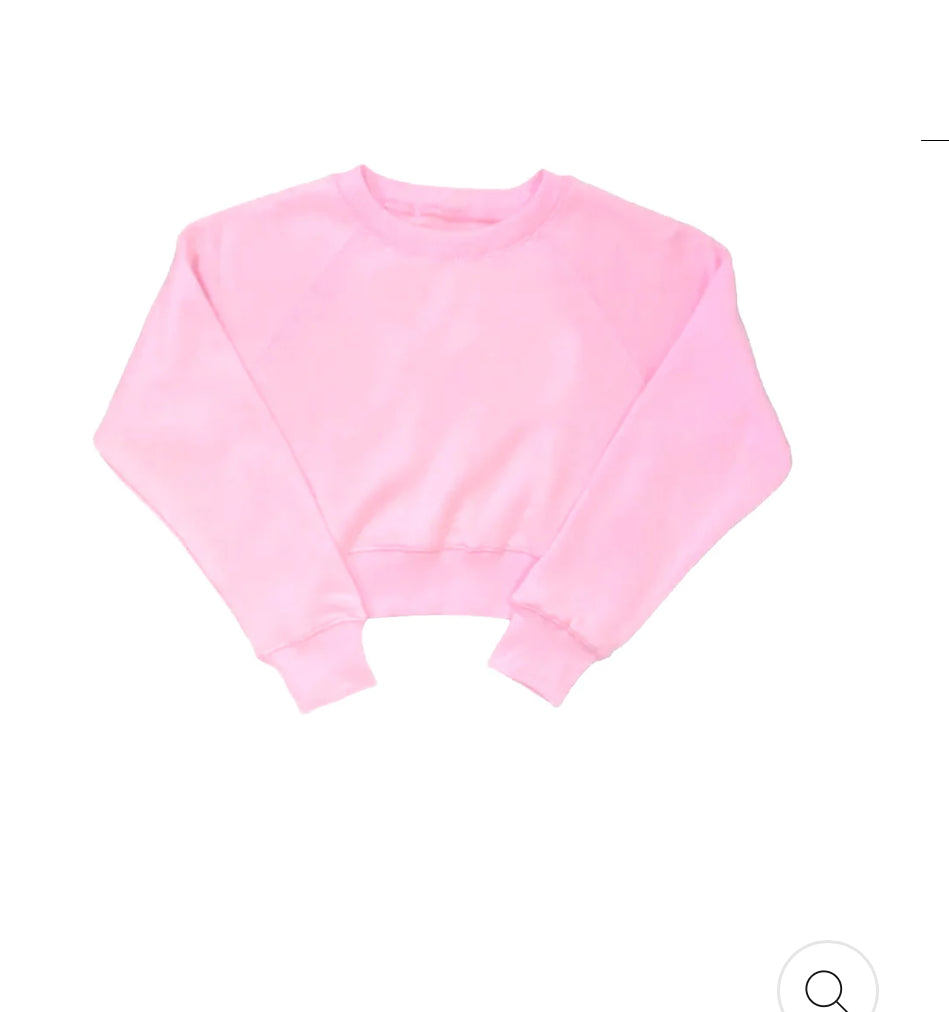 Katie J Tween Dylan Crew Sweatshirt-cotton Candy – Ava’s Closet Boutique