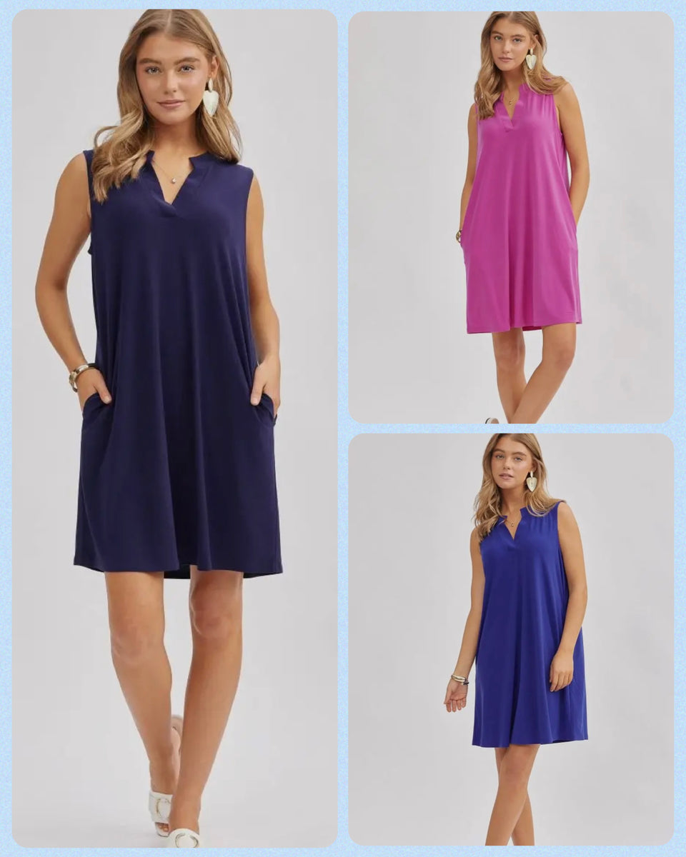 Dori Dress- 3 Colors – Ava’s Closet Boutique